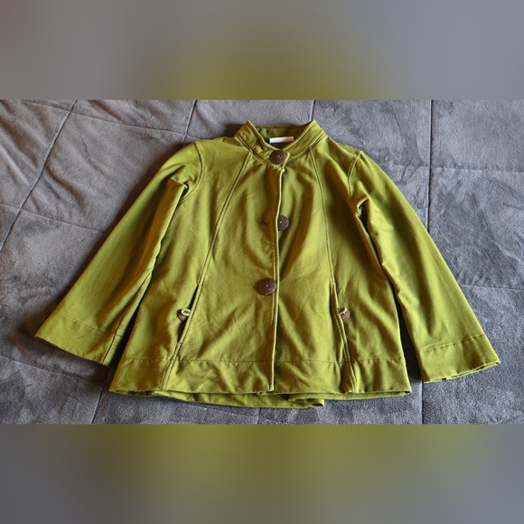 neon buddha | Jackets & Coats | Neon Buddha Green Jacket | Poshmark